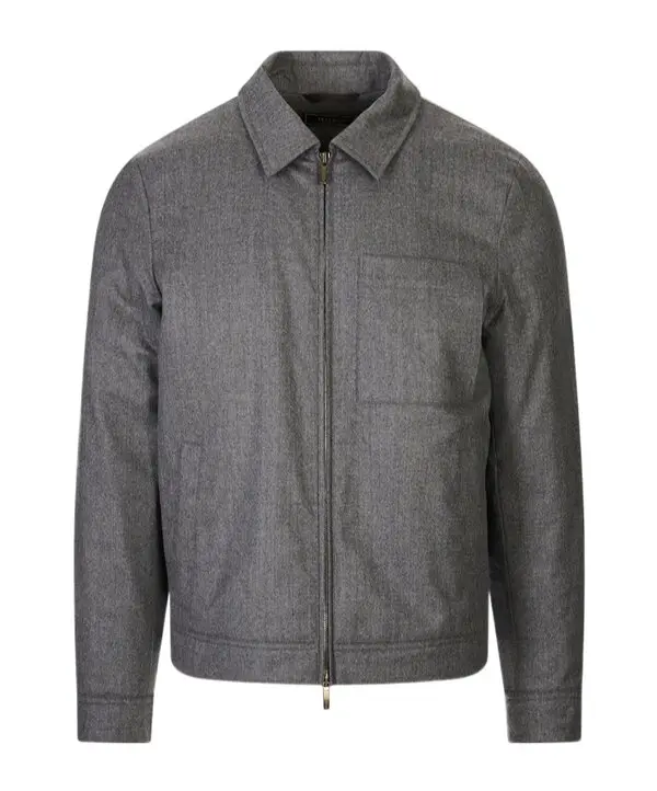 Peserico Long-sleeve Casual Zip-up Jacket