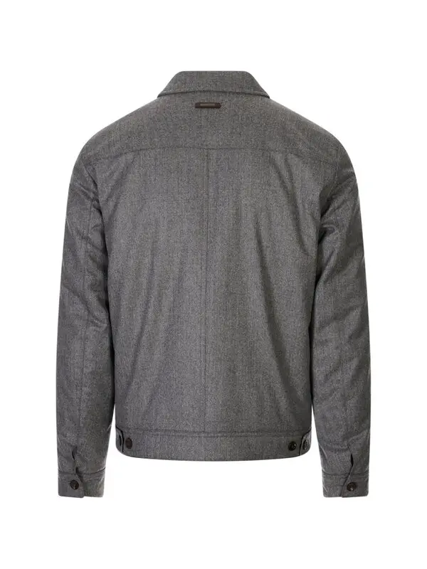 Peserico Long-sleeve Casual Zip-up Jacket