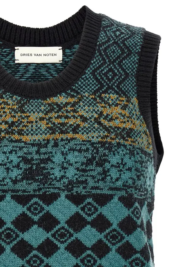 Dries Van Noten Mahoba' Vest - Multicolor
