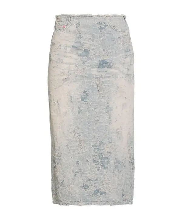 DIESEL® Light-colored Denim Skirt