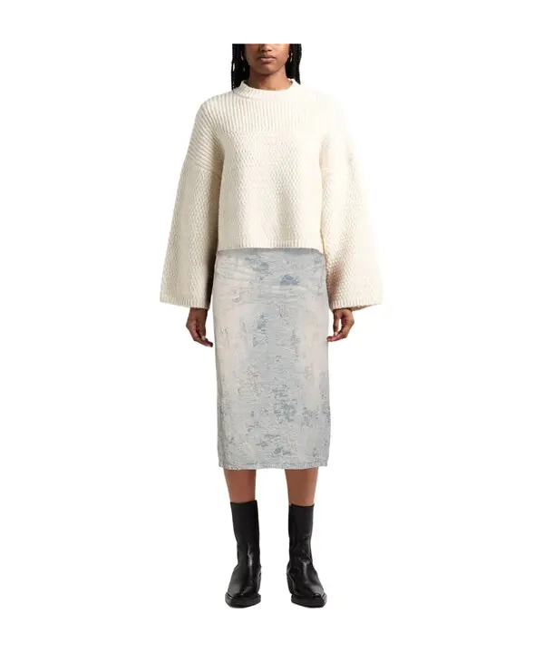 DIESEL® Light-colored Denim Skirt