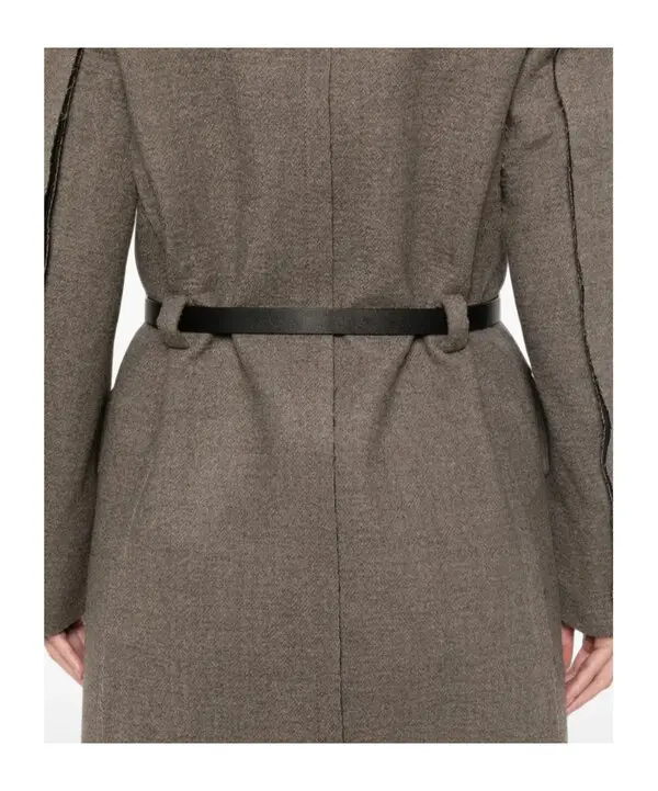 THE SEAFARER Double-breasted Belted Coat