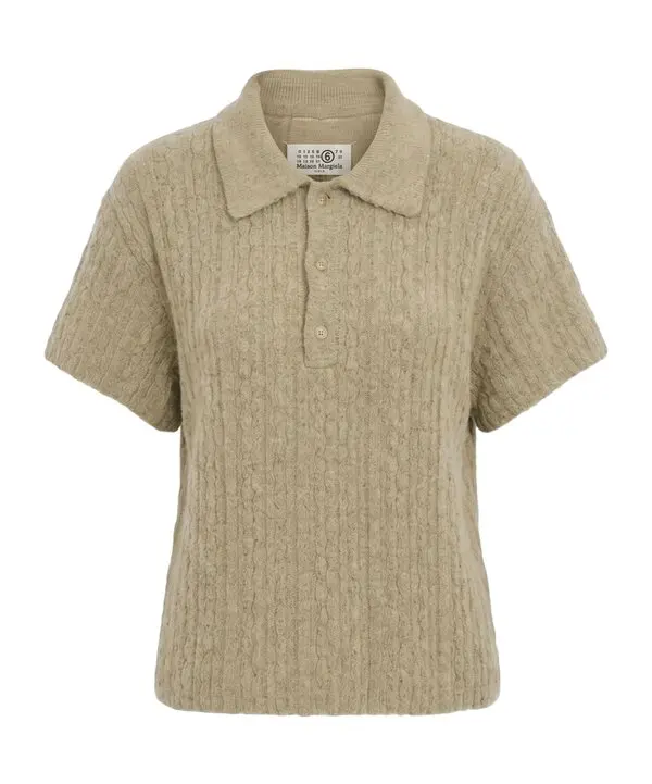 MAISON MARGIELA Short-sleeved Knitted Top