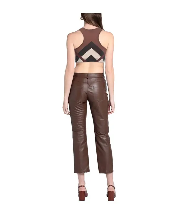 Burberry Multicolored Sleeveless Short Top