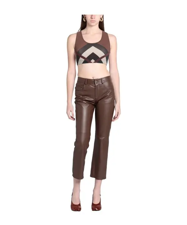 Burberry Multicolored Sleeveless Short Top