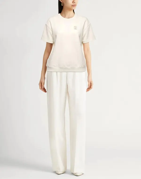 Brunello Cucinelli Solidcolor Shortsleeve Sweatshirt