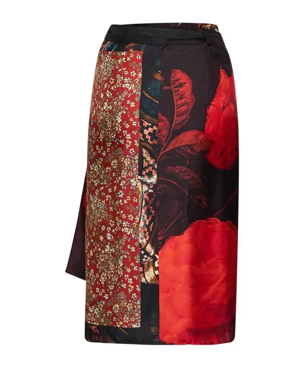 Dries Van Noten Patterned Skirt