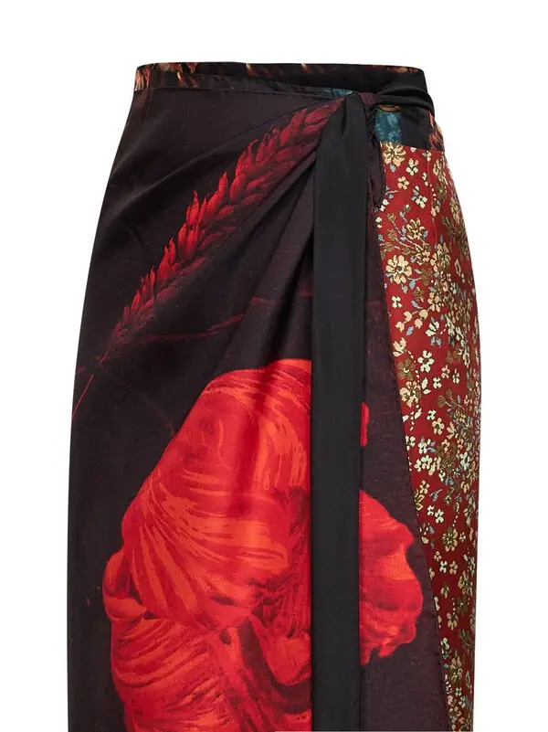 Dries Van Noten Patterned Skirt