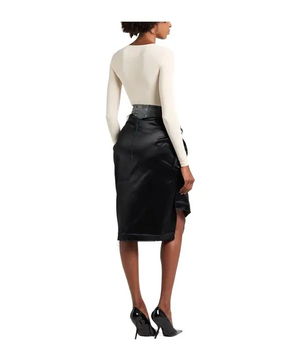 MAISON MARGIELA Solid-color Stretch Knitted Top