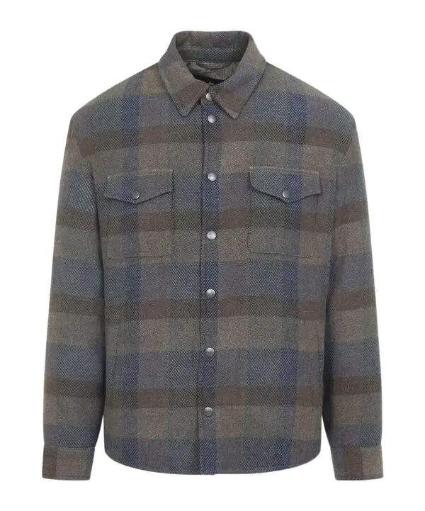 Etro Check-pattern Button-up Shirt