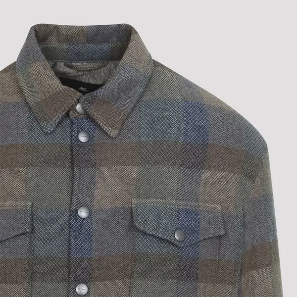 Etro Check-pattern Button-up Shirt