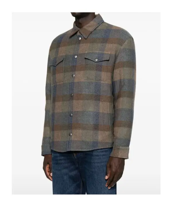 Etro Check-pattern Button-up Shirt
