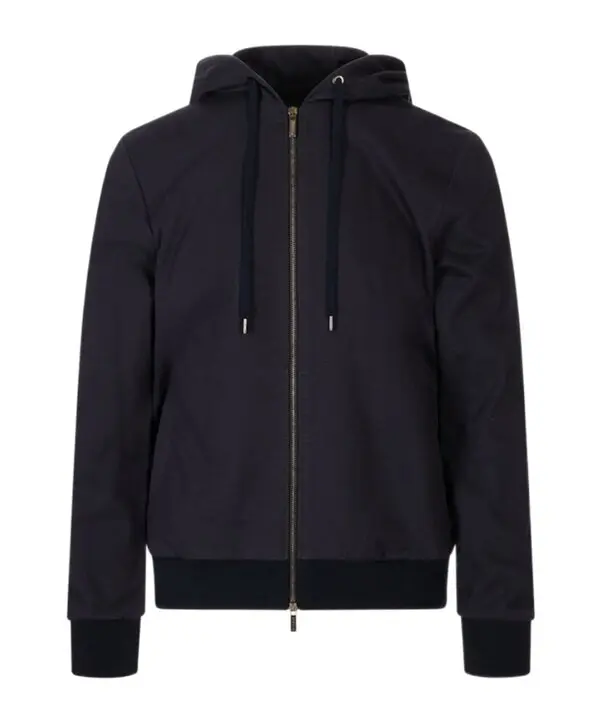 Peserico Zip-up Hooded Casual Jacket