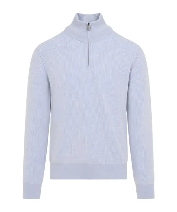 Brioni Long-sleeve Zip-up Sweater