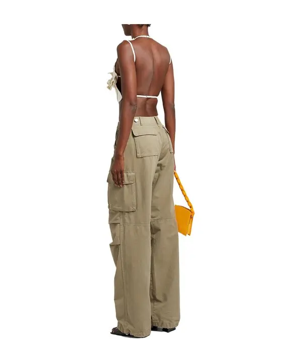 Jacquemus Sleeveless Solid-colored Cropped Top