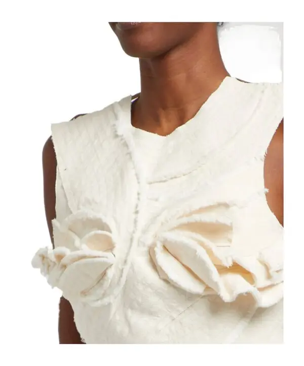 Jacquemus Sleeveless Solid-colored Cropped Top