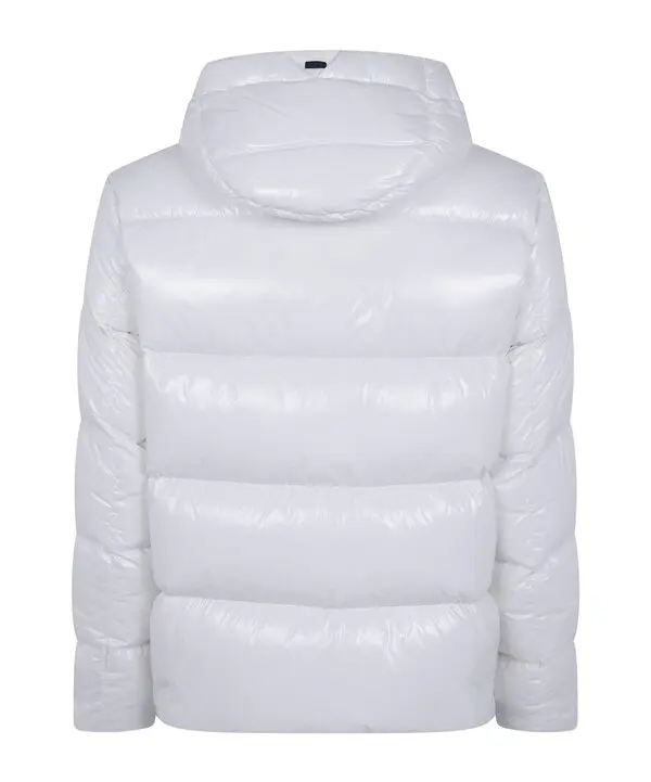 Herno Quilted Hooded Down Jacket - White
