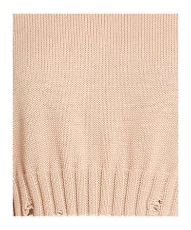 Marni Solid Color Breathable Knit Long Sleeve Top
