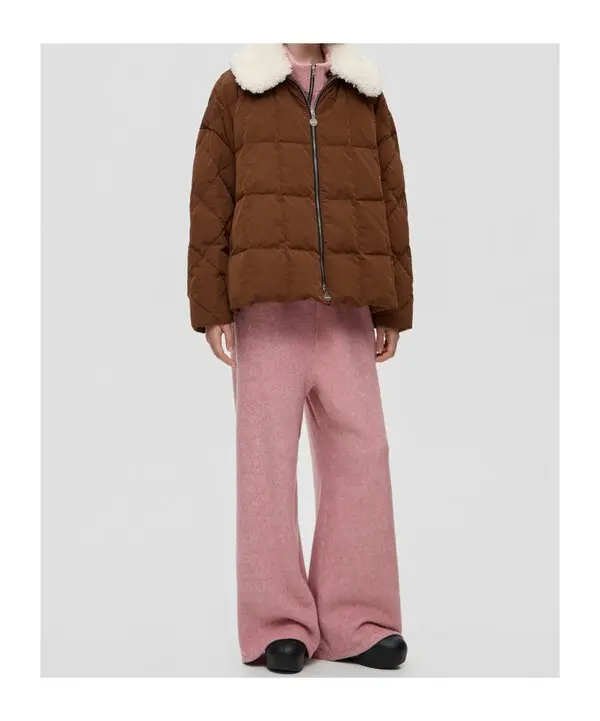 IENKI IENKI Quilted Long-sleeved Down Jacket