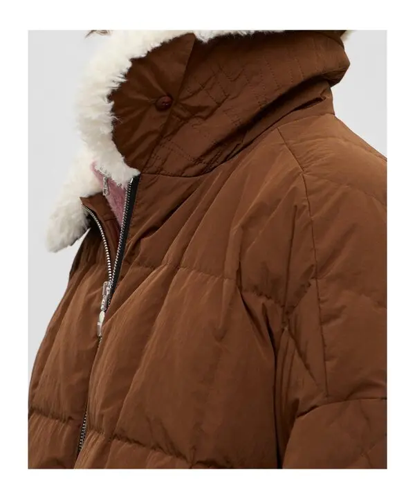 IENKI IENKI Quilted Long-sleeved Down Jacket