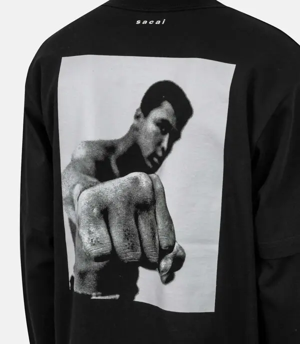 Sacai Long-sleeved Crew Neck T-shirt