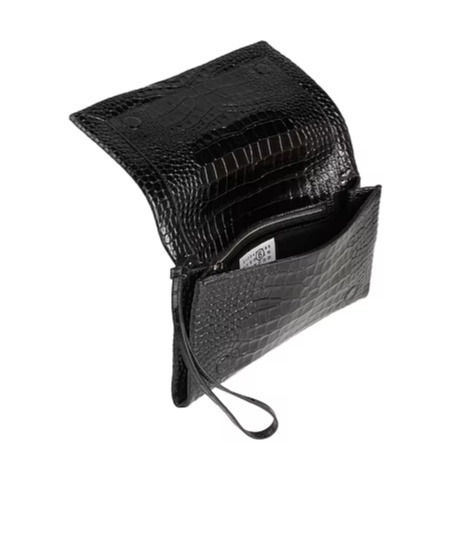 MAISON MARGIELA Large Crocodilepattern Clutch Bag