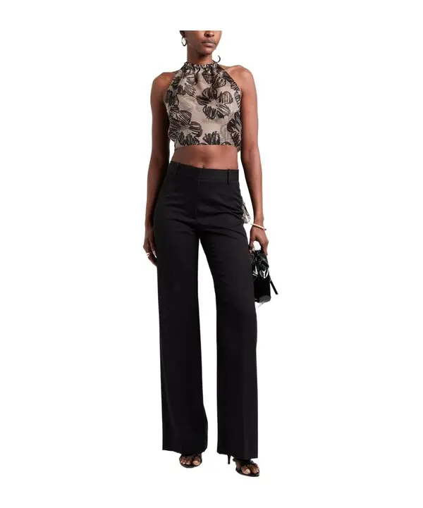 Max Mara Sleeveless Floral Print Top