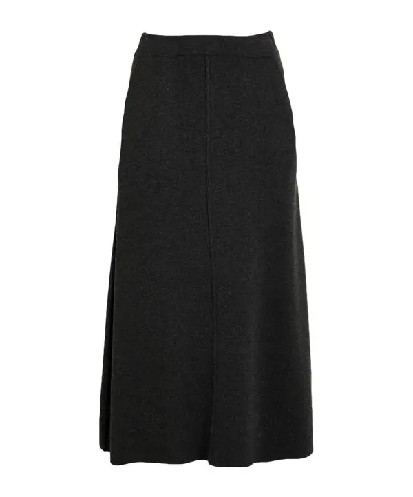 Max Mara Minimalist Knit Midi Skirt