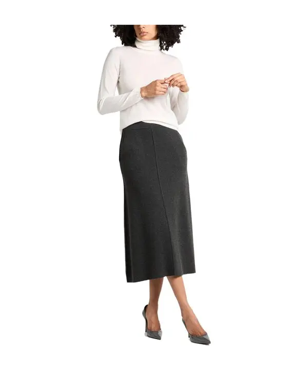 Max Mara Minimalist Knit Midi Skirt