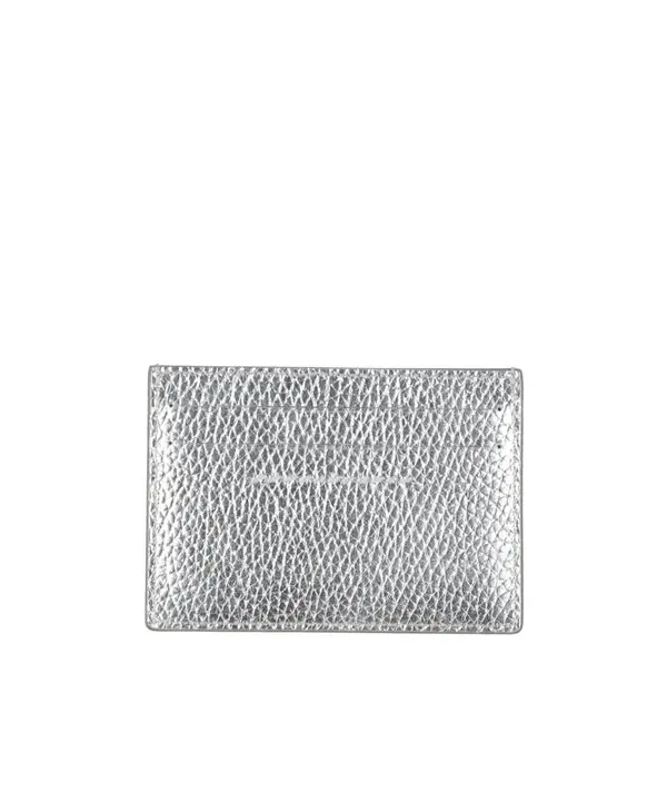 MAISON MARGIELA Solidcolor Metallicfinish Leather Wallet