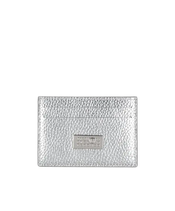 MAISON MARGIELA Solidcolor Metallicfinish Leather Wallet