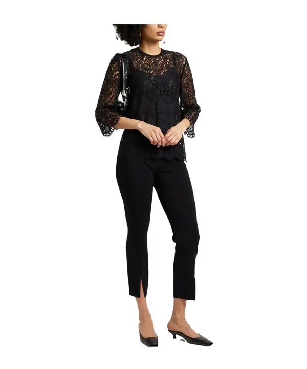 Dolce & Gabbana Solid-colored Lace Top