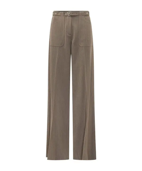 THE SEAFARER Trieste Belted Wide-leg Pants