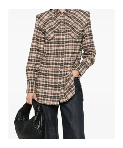 THE SEAFARER Check-pattern Western Shirt