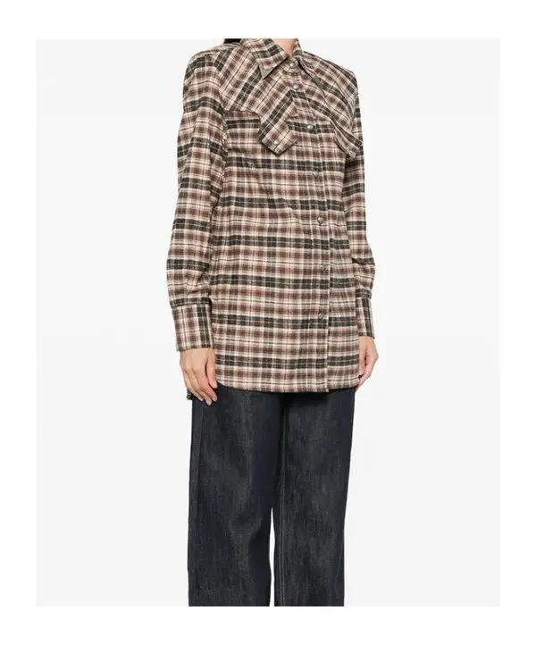 THE SEAFARER Check-pattern Western Shirt