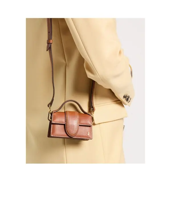 Jacquemus Mini Solidcolor Leather Handbag
