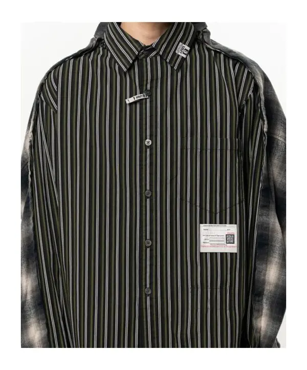 Mihara Yasuhiro Striped Shirt
