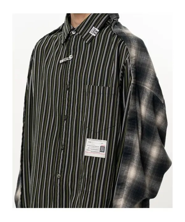Mihara Yasuhiro Striped Shirt