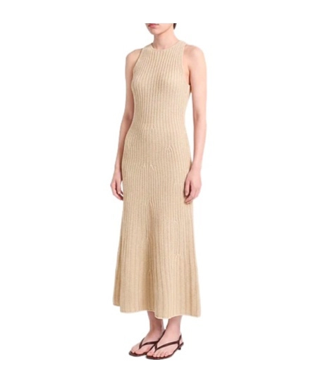 Max Mara Sleeveless Solidcolor Dress