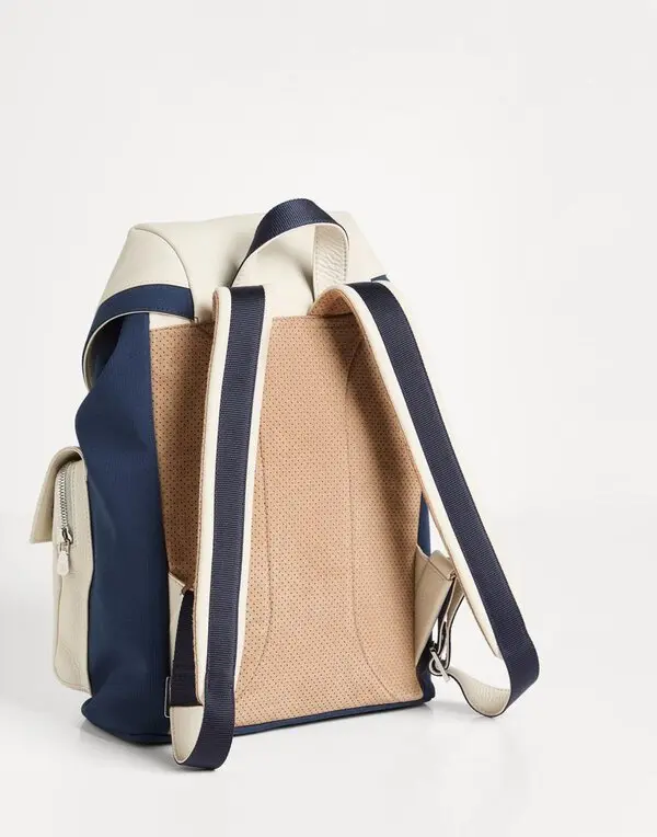 Brunello Cucinelli Double-pocket Drawstring Backpack
