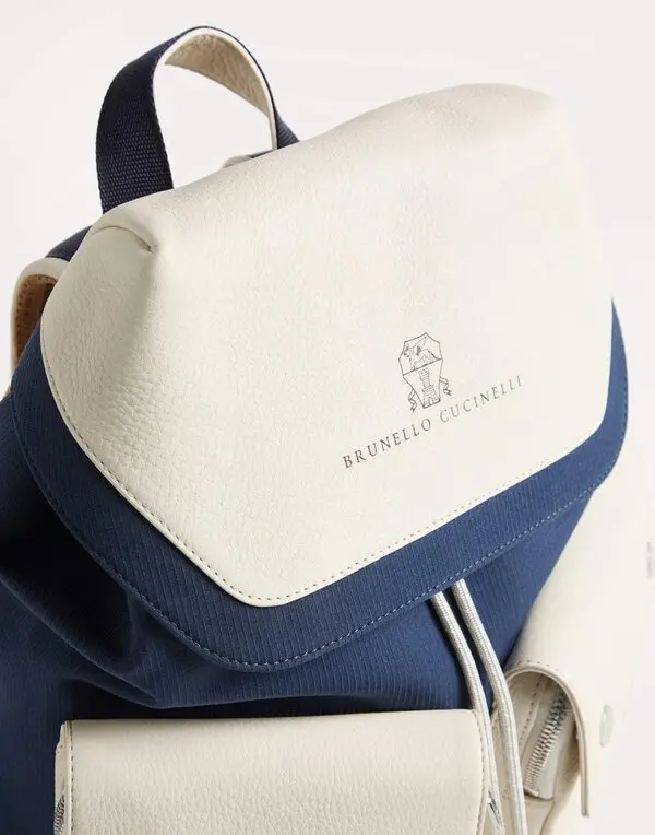 Brunello Cucinelli Double-pocket Drawstring Backpack