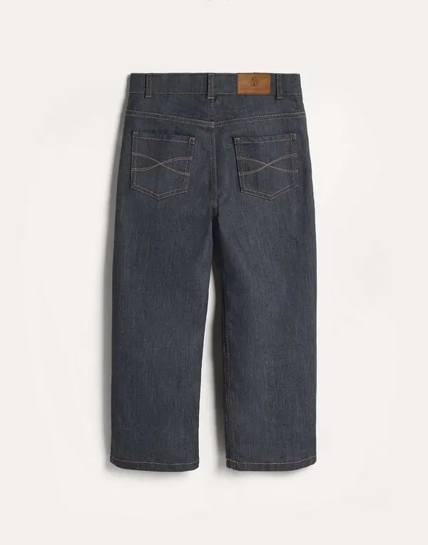 Brunello Cucinelli Five-pocket Baggy Denim Trousers