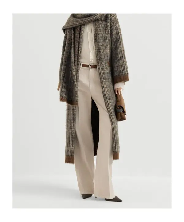 Brunello Cucinelli Dyed-denim Contemporary Loose Trousers