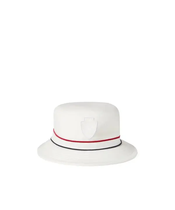 Brunello Cucinelli Techno Cotton Piqué Bucket Hat With Logo