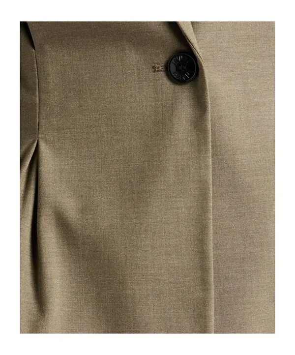 GANNI Minimalist Single-breasted Blazer