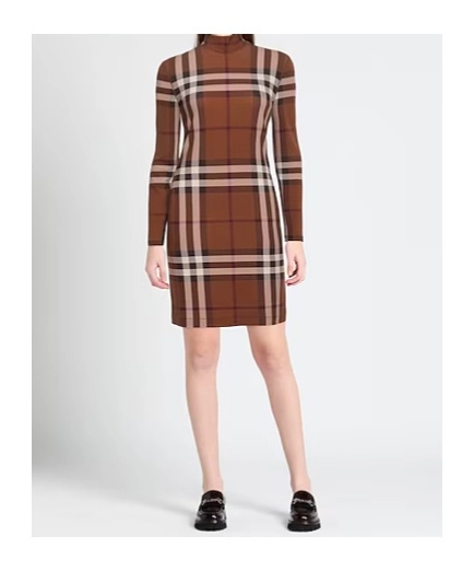 Burberry Sheath Dresses - Brown