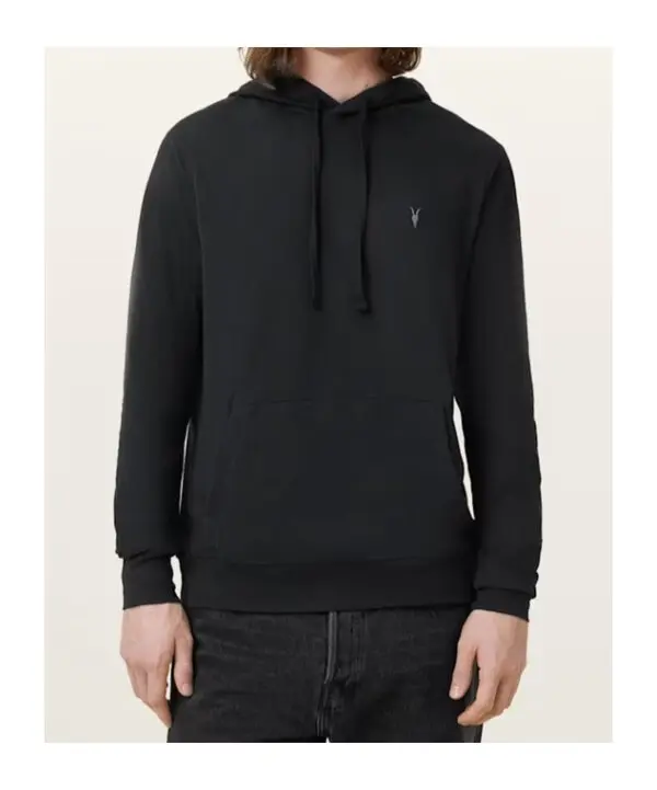 ALLSAINTS Brace Pullover Brushed Cotton Ramskull Hoodie