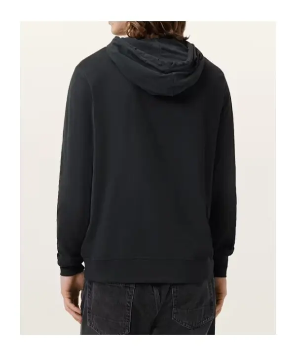 ALLSAINTS Brace Pullover Brushed Cotton Ramskull Hoodie