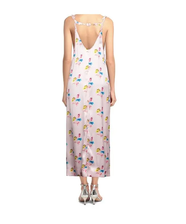 GANNI Floral Halter Dress