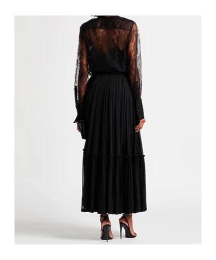 Saint Laurent Pleated Skirt